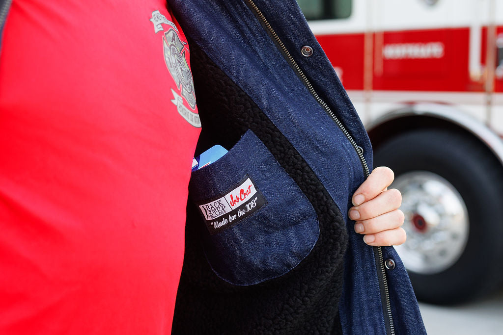 Job Coat – Back Step graphics